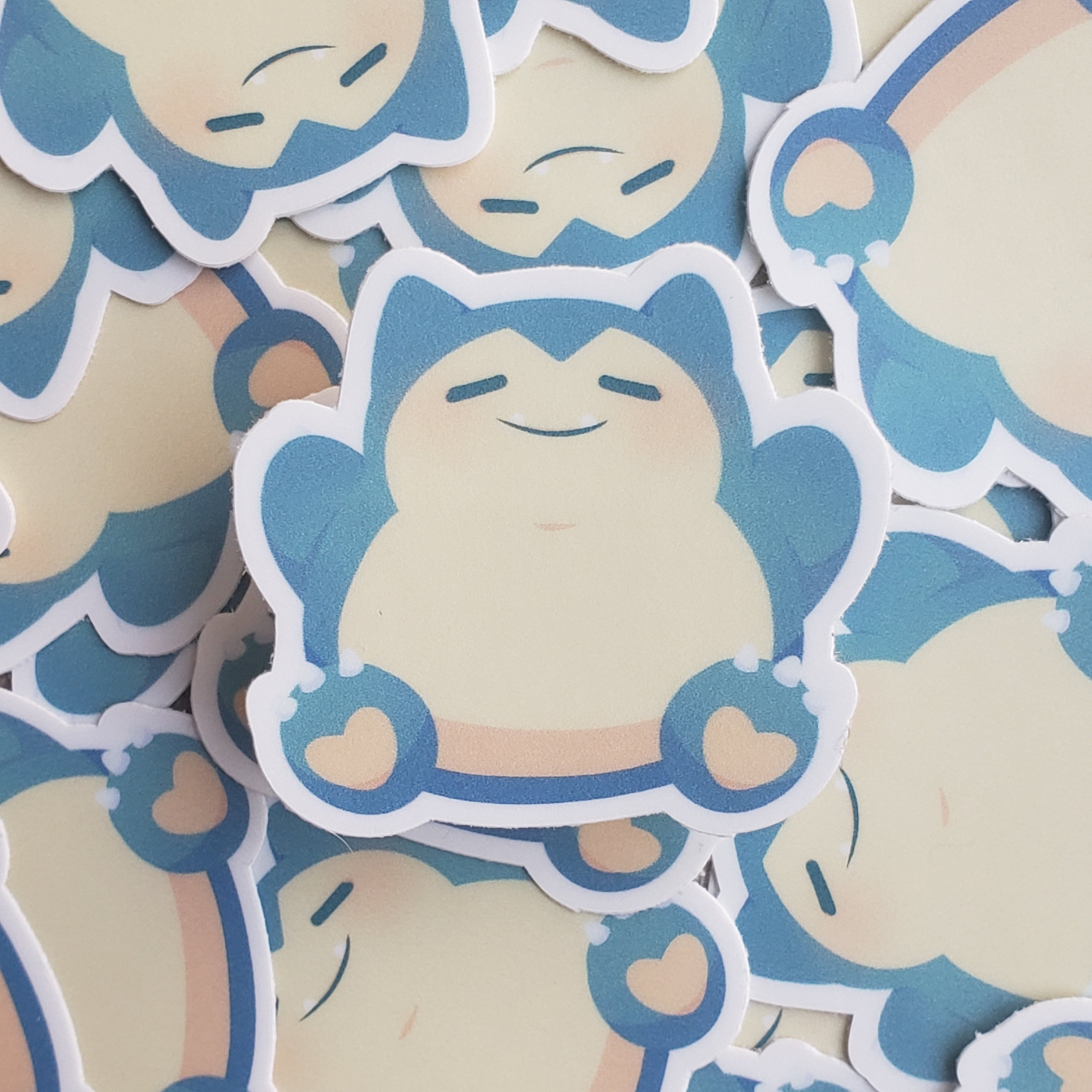 Pokemon | Snorlax Sticker | MTSugarr | Happiness and Simplicity