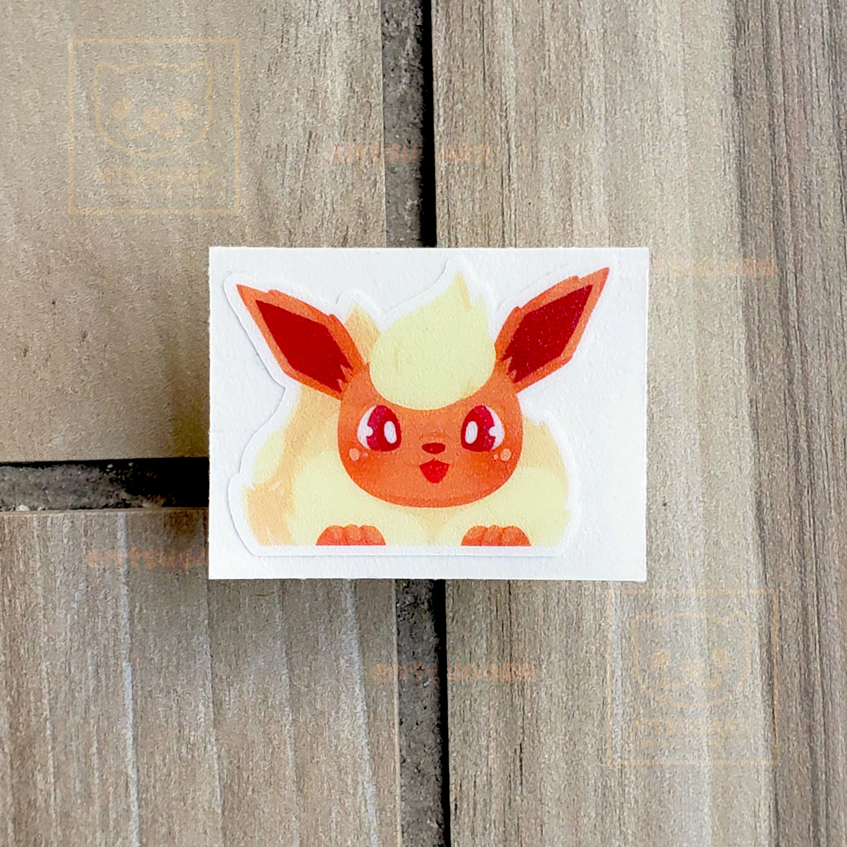 Pokemon | Flareon Peeker | MTSugarr | Happiness and Simplicity