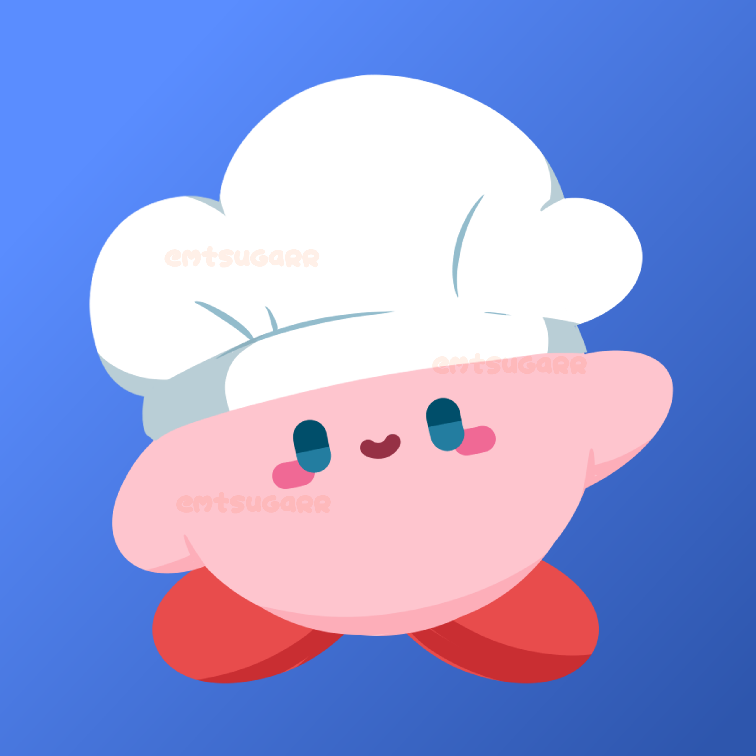 Kirby | Chef Kirby Sticker | MTSugarr | Happiness and Simplicity